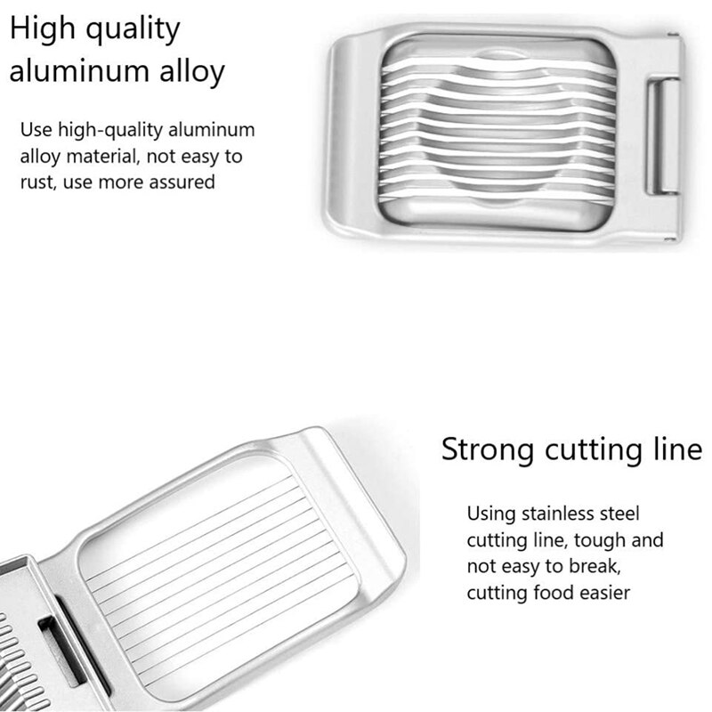 Stainless Steel Wire Egg Slicer,Egg Slicer for Har... – Grandado