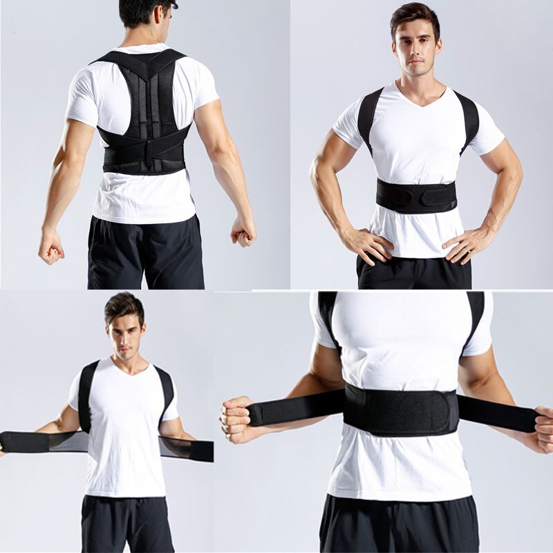 Back Posture Corrector Shoulder Lumbar Brace Spine... – Grandado
