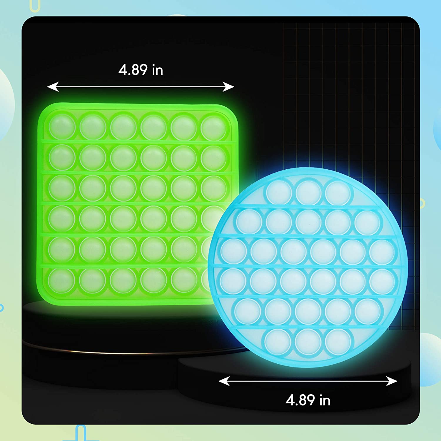 Push Pop Pop Bubble Fidget Toy, Pop Bubble Sensory... – Vicedeal