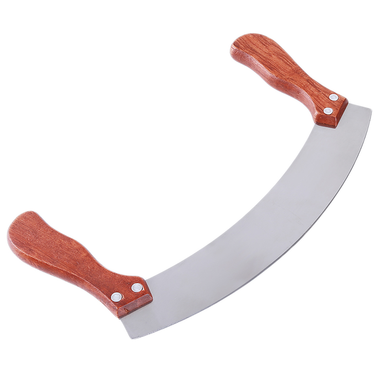 Vegetable Pizza Herb Mezzaluna Cutter Slicer Chopp... – Grandado