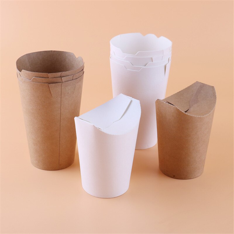 50pcs kraft paper disposable food packaging takeaw... – Grandado