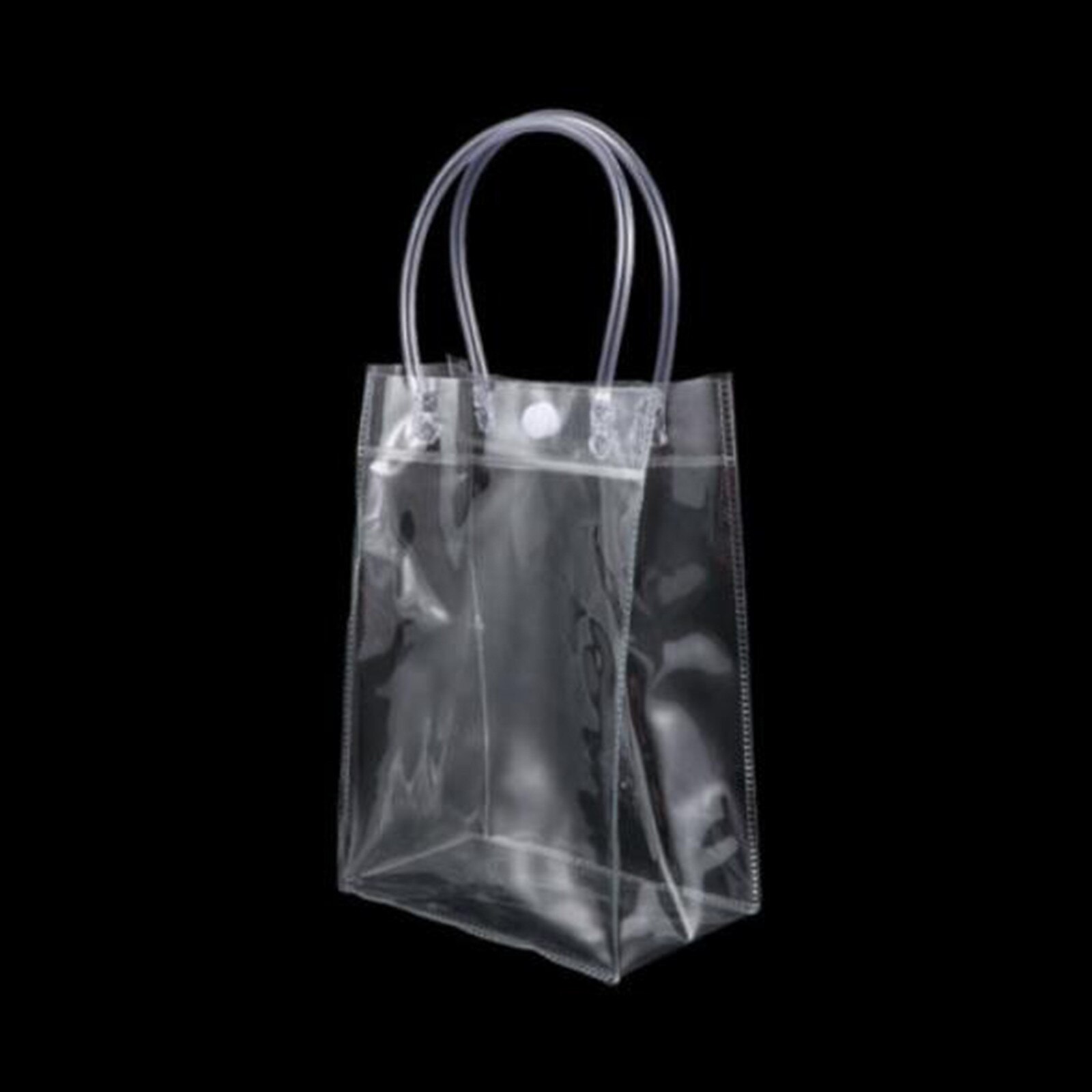 25# Clear Tote Bag Pvc Transparent Shopping Bag Ha... – Grandado