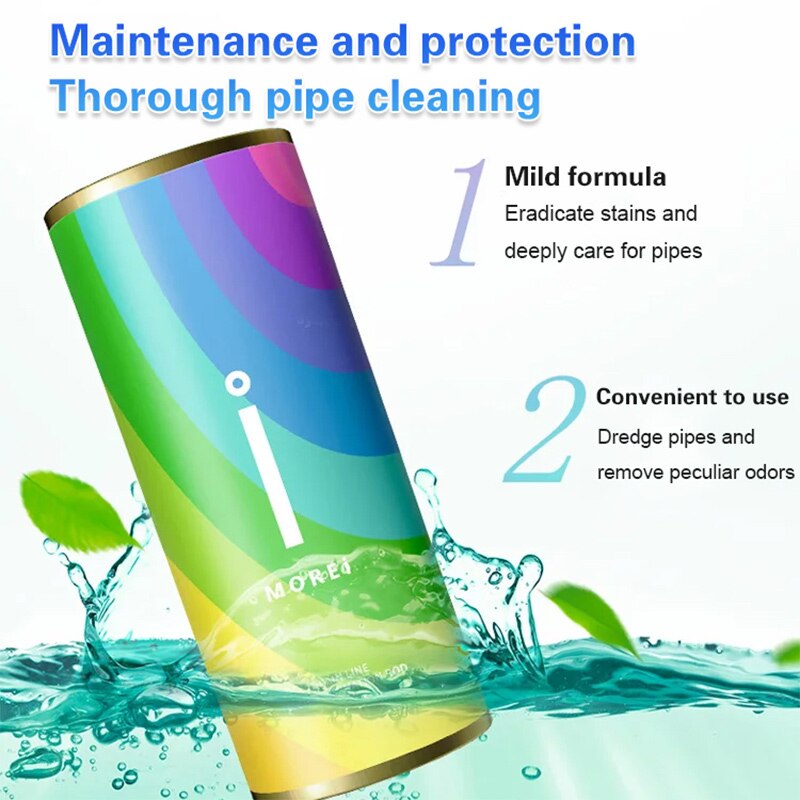 Canned color decontamination stick drain pipe deco... – Grandado