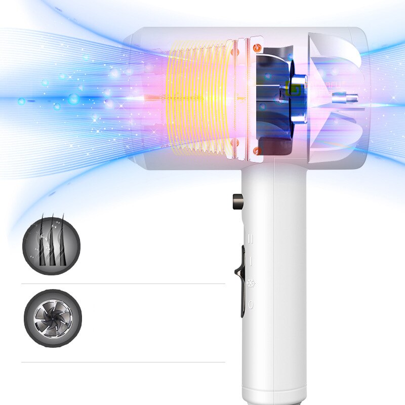 /Cold Wind Blow Hair Dryer Electric Wall Mount Hai... – Grandado