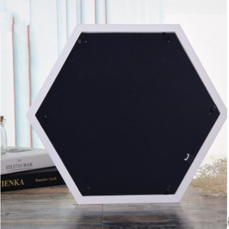 1pcs Modern Hexagonal Photo Frame Wooden Hanging P... – Grandado