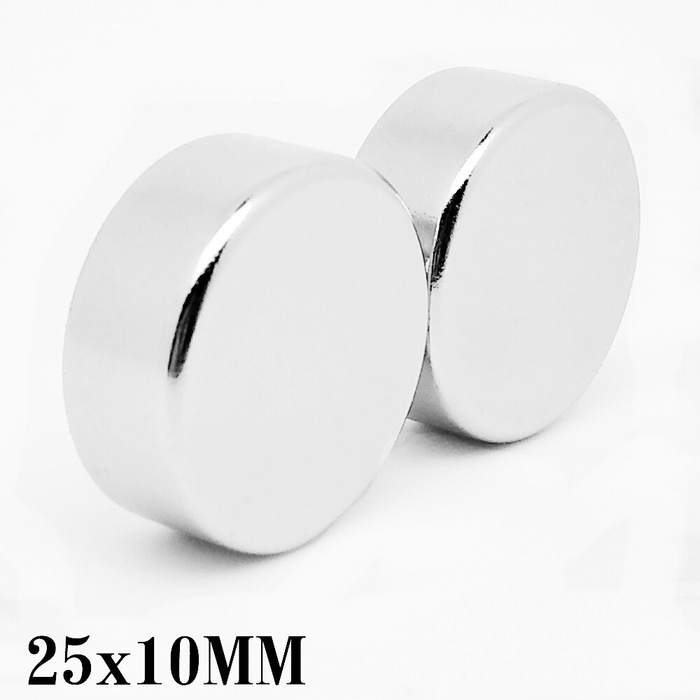 1/2/5/10PCS 25x10 mm Strong Round Magnets N35 Neod... – Vicedeal