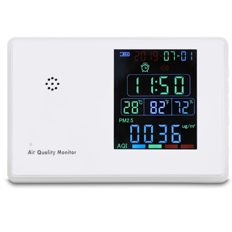 LCD digital display co2 meter HCHO PM2.5 monitor H... – Vicedeal