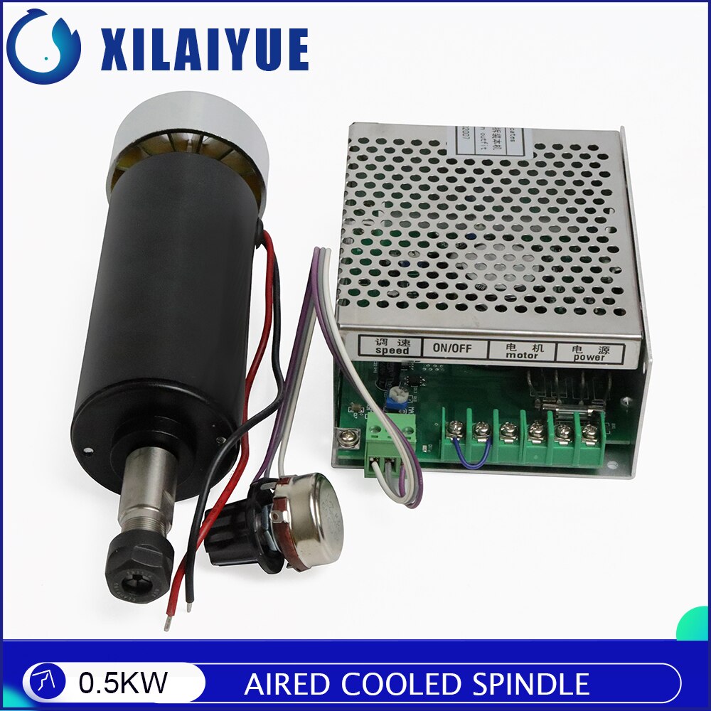 500W Air cooled spindle ER11 chuck CNC 0.5KW Spind... – Grandado