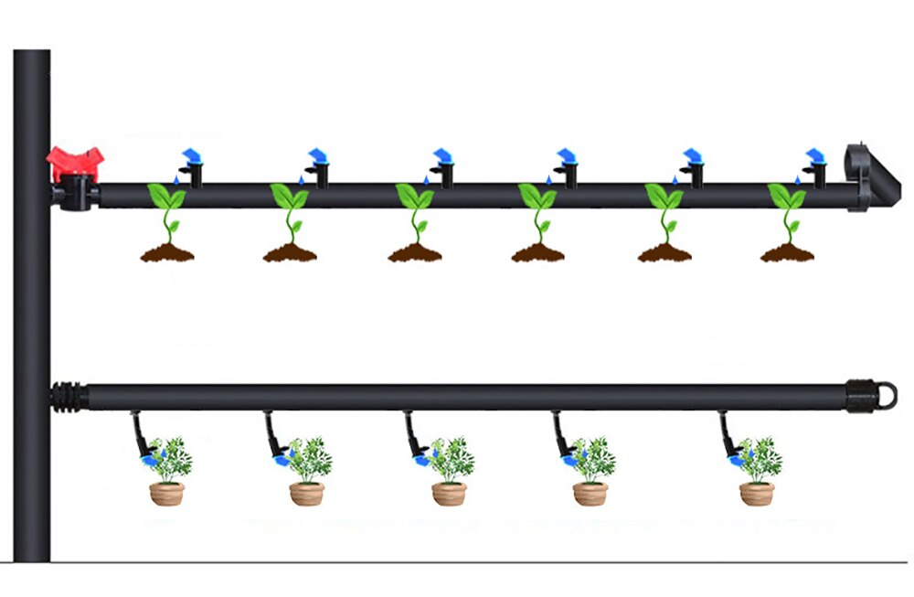 100Pcs 4 L/H Vlag Dripper Gestage Stroom Emitte Tu... – Grandado