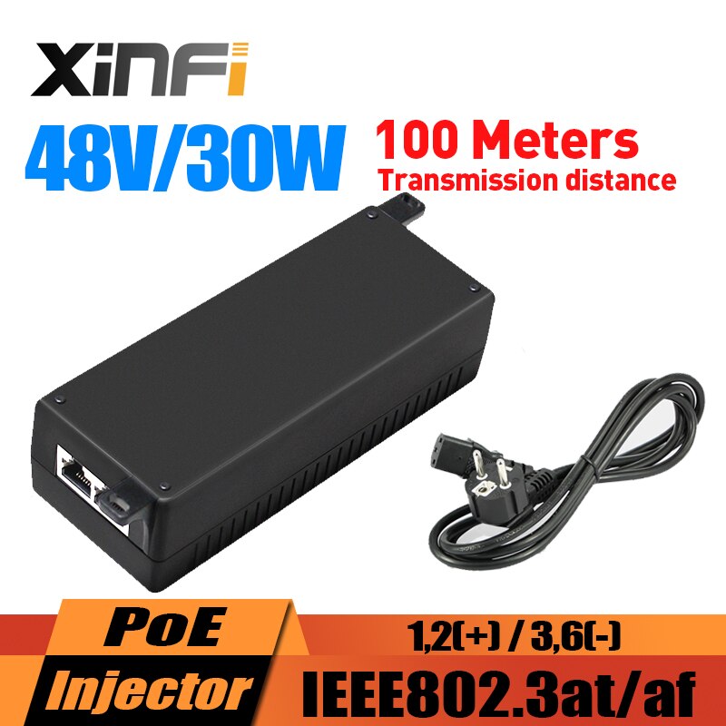 Xinfi Gigabit 30W Poe Injector Gigabite Poe Voedin... – Grandado