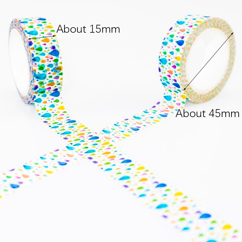 Japanese Color Shape Washi masking tape sticky col... – Grandado