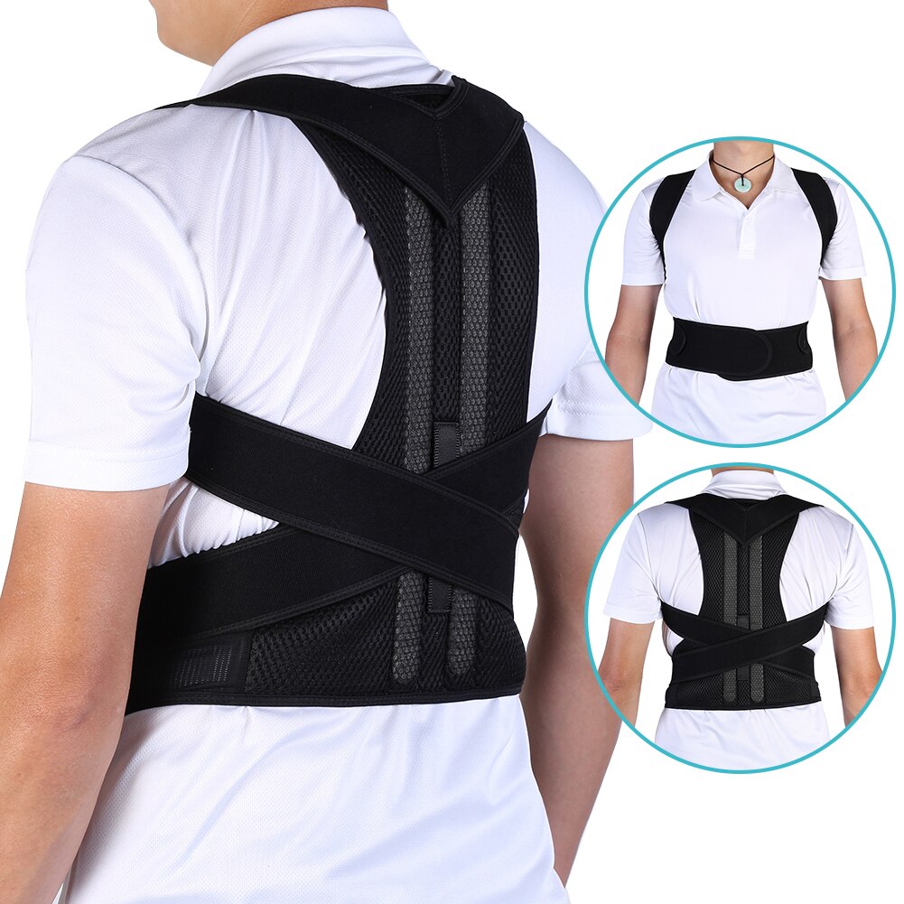 Adjustable Back Posture Corrector Belt Women Men P... – Grandado