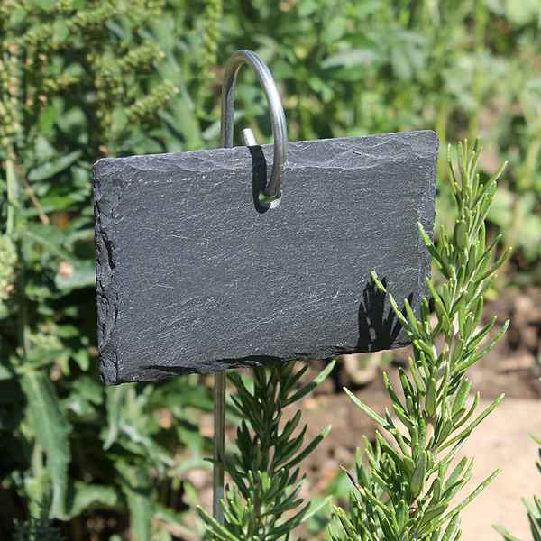 6 PCS Slate Plant Labels,Plant Tags with Rod,for G... – Grandado