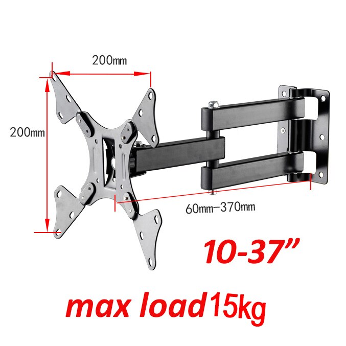12-37Inch Retractable TV Wall Mount Bracket Loadin... – Grandado