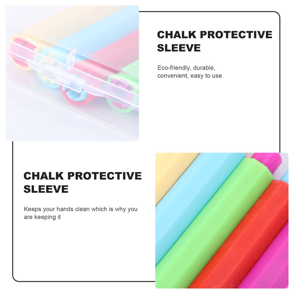 5 Pcs Random Color Chalk Holder with Storage Hard ... – Grandado