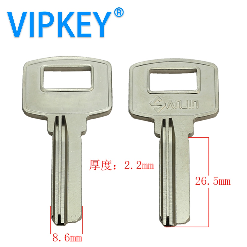 B395 Wide in front of KFC 8.6mm blank key – Grandado