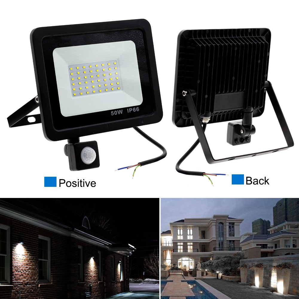 PIR Motion Sensor LED Floodlight 10W 20W 30W 50W U... – Grandado