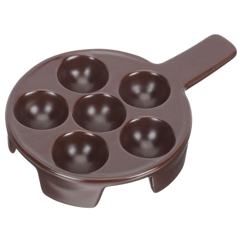 6 Holes Ceramic Escargot Baking Plate Grill Conch ... – Vicedeal