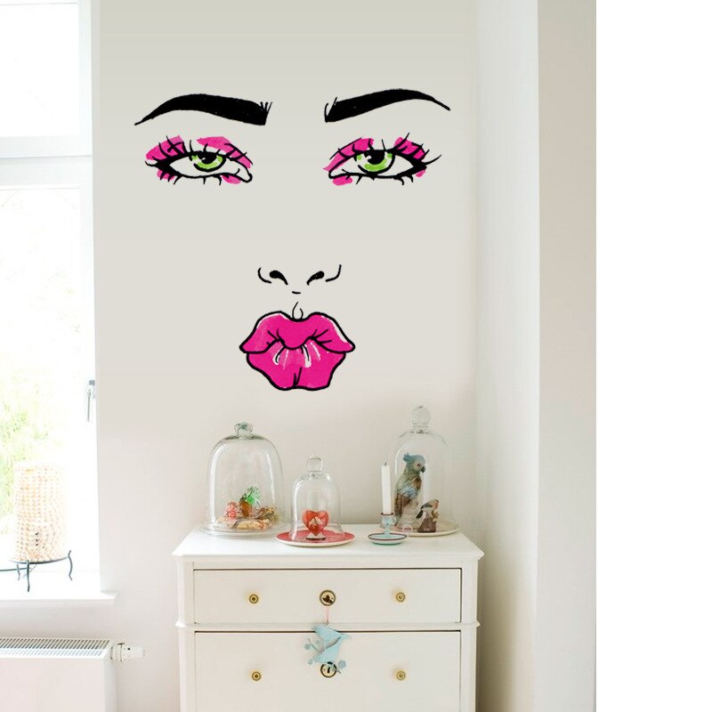 Lips woman DIY Wall Stickers Family House Sticker ... – Grandado