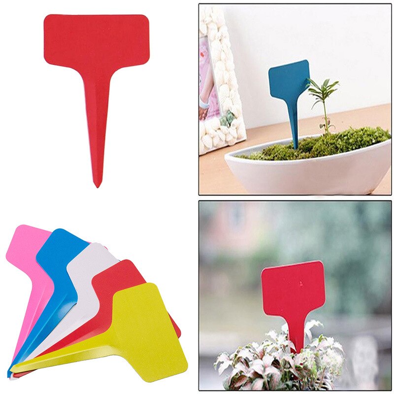 50pcs T-shaped Waterproof Plastic Plant Labels Tag... – Grandado