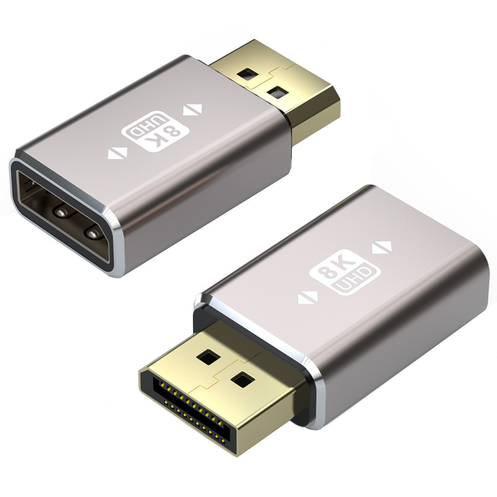 Angled DisplayPort Adapter, 8K@60Hz Male to Female... – Grandado