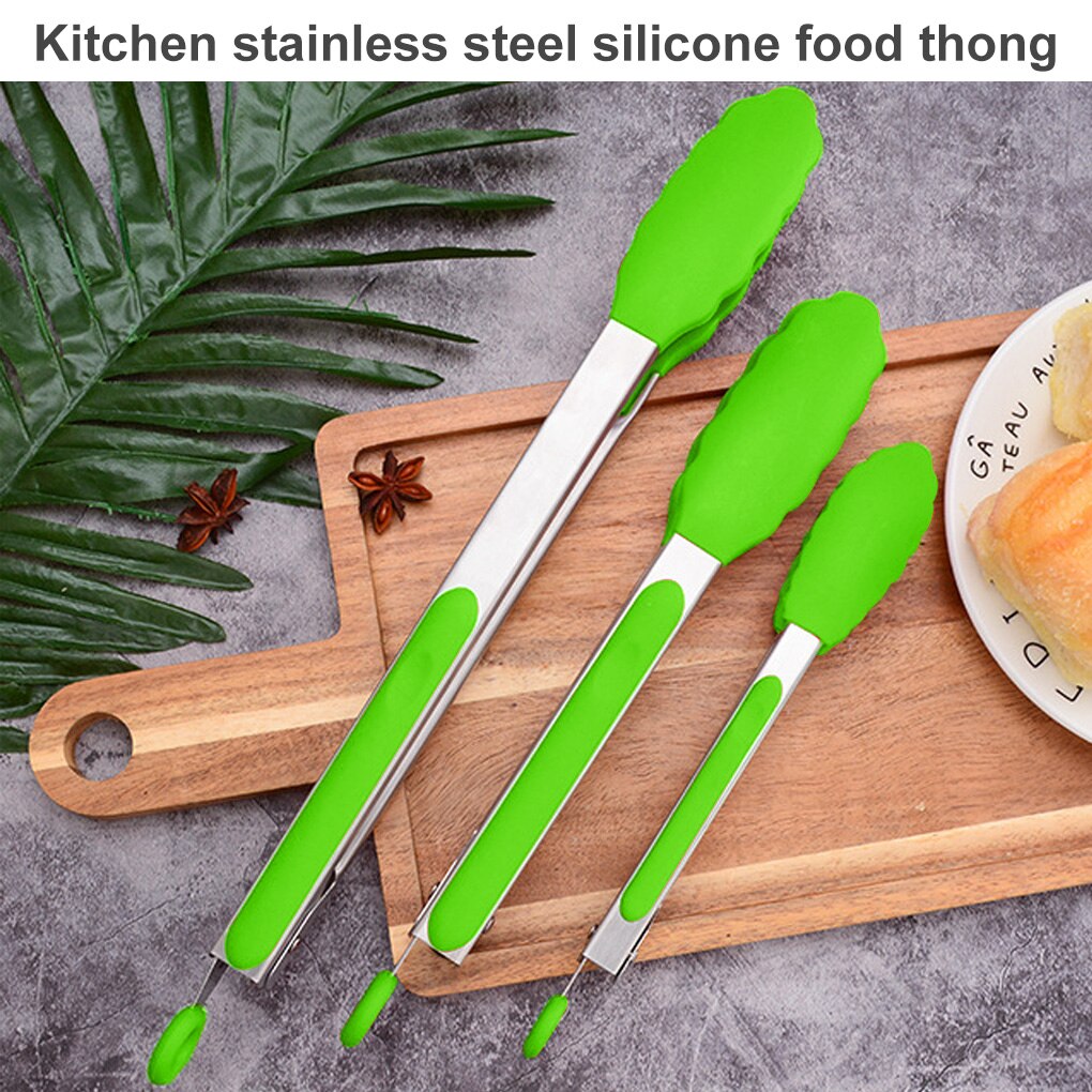 7/9/12 inch Heat-Resistant Food Tong Non Stick Sil... – Vicedeal