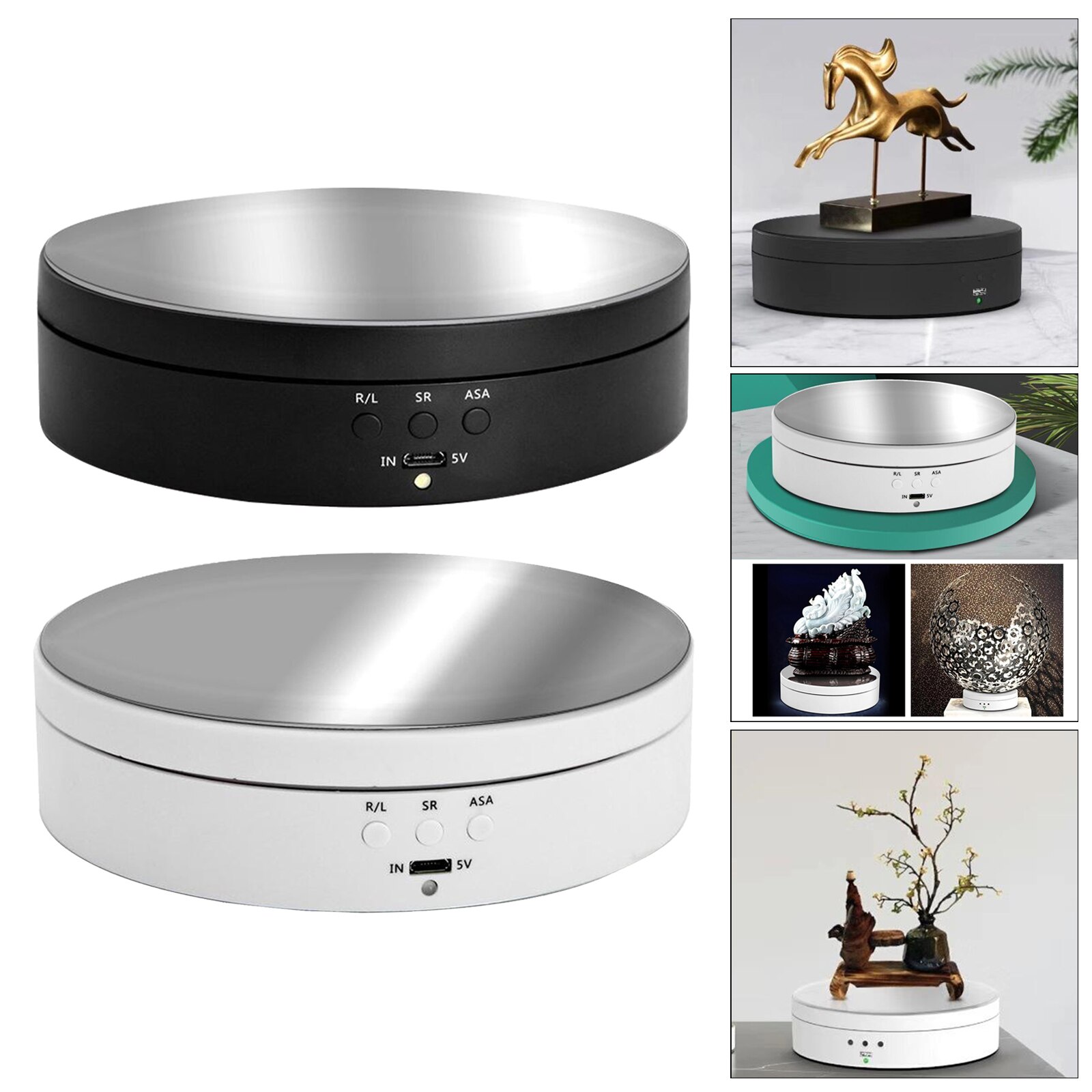 Rotating Display Stand Turntable Holder Base Speed... – Grandado