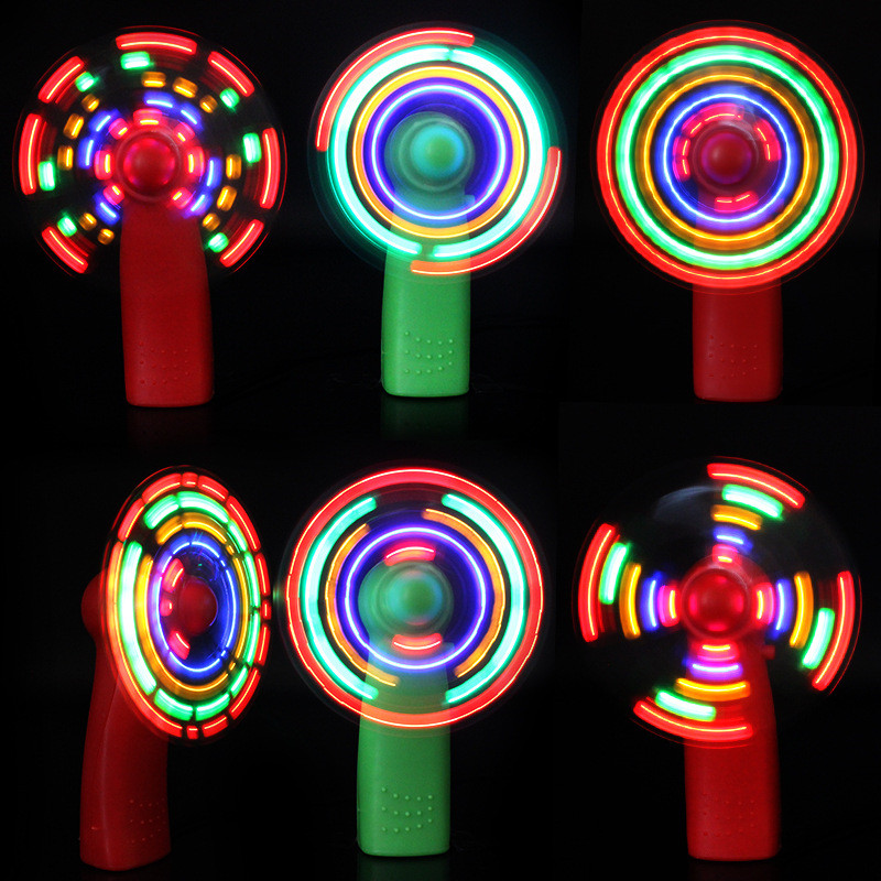 1 Pc Mini Cute Fan Luminous Toy Colorful Lights Pr... – Vicedeal