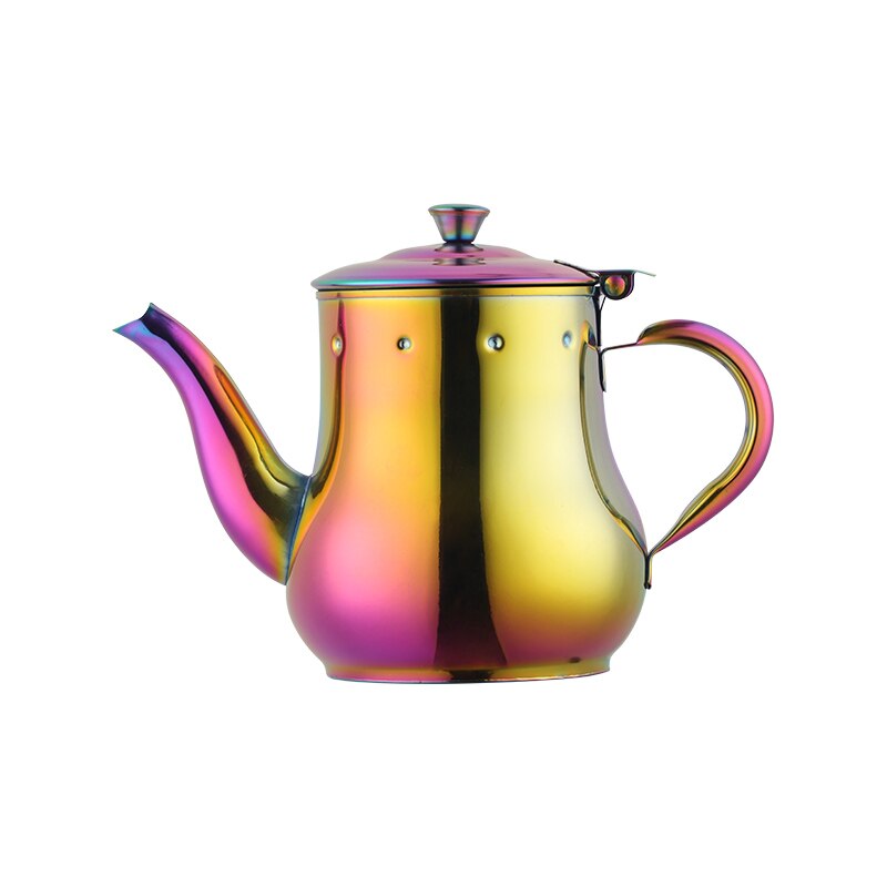 Stainless Steel Teapot With Filter Golden Kitchen ... – Vicedeal