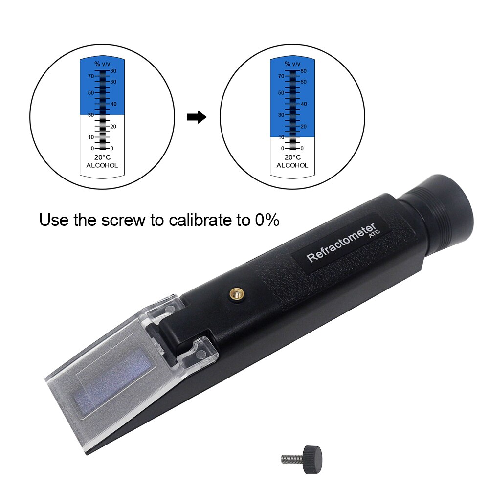 KETOTEK Refractometer Alcohol Alcoholometer meter ... – Grandado