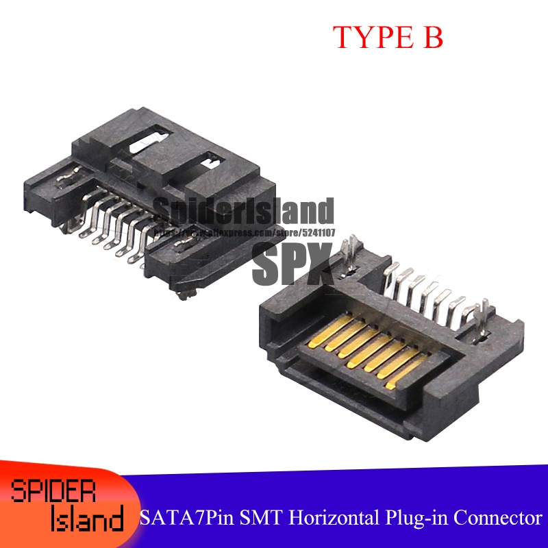 Sata 7Pin Mannelijke Smt Type B Horizontale Plug S... – Grandado