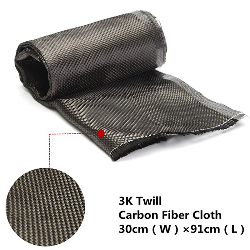 3K 91x30cm Carbon Fiber/Fibre Cloth Fabric Plain 2... – Grandado