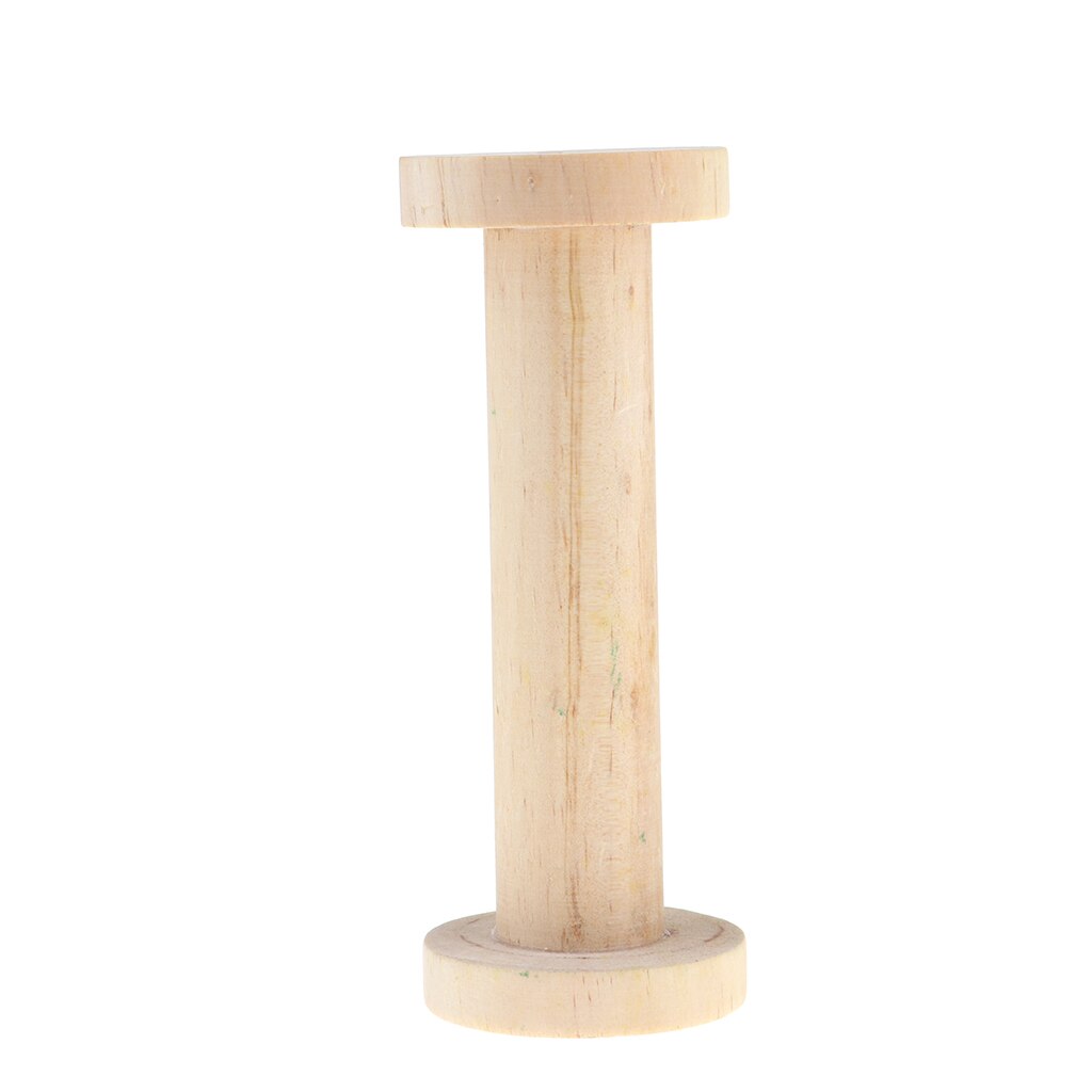 Long Wooden Empty Sewing Spool for Wire Thread Bob... – Vicedeal