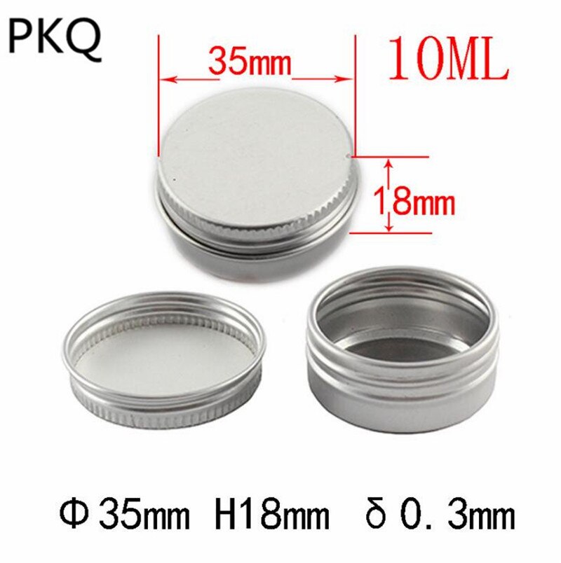 50pcs/lot Aluminum jars silver aluminum cream jars... – Grandado