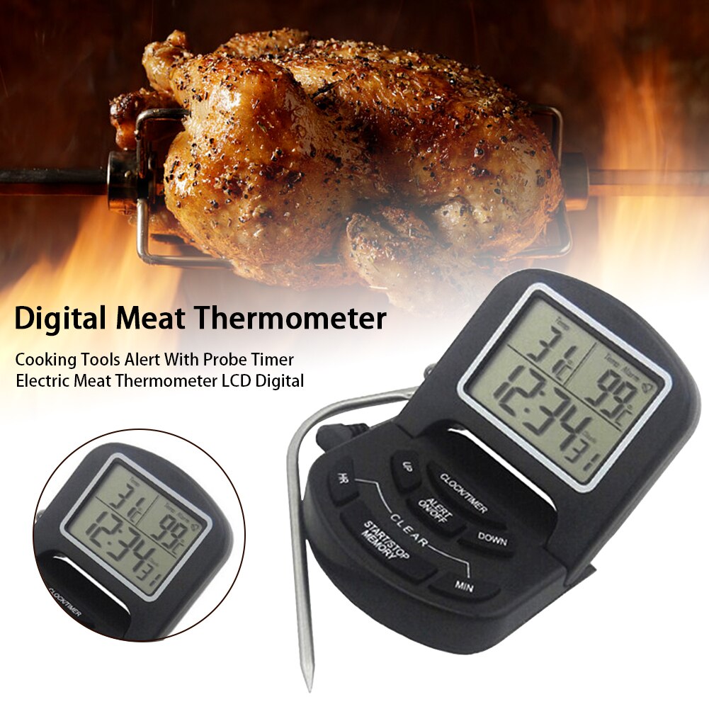 Cooking Tools Roasting Meat Thermometer Alert Time... – Grandado