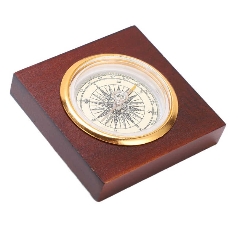 Wooden Box Compass Vintage Compass Multiple Applic... – Grandado