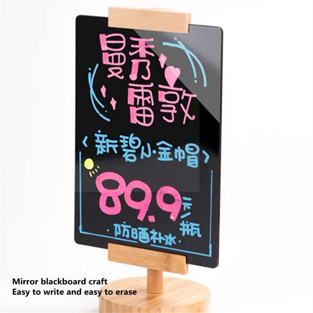 A5 Tabletop Diy Chalkboards Sign Stand Board Menu ... – Vicedeal