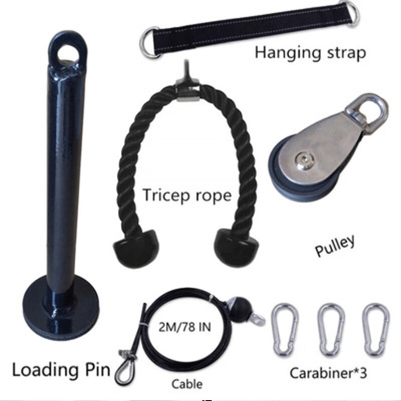 Fitness Pulley System Training DIY Enhance Triceps... – Vicedeal
