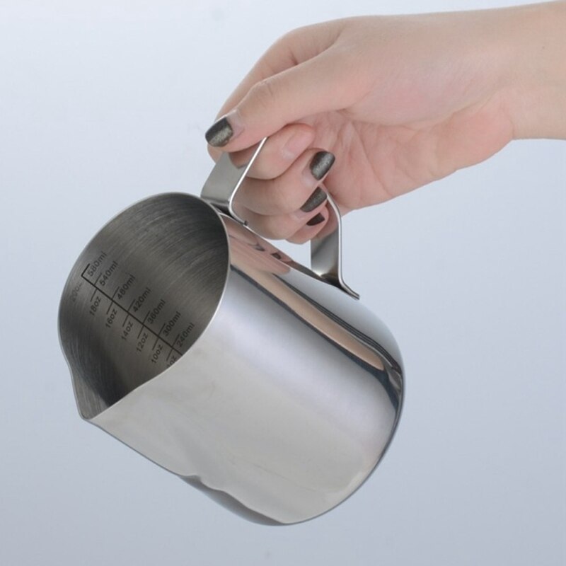 Milk Frothing Pitcher Steaming Pitchers Stainless ... – Vicedeal