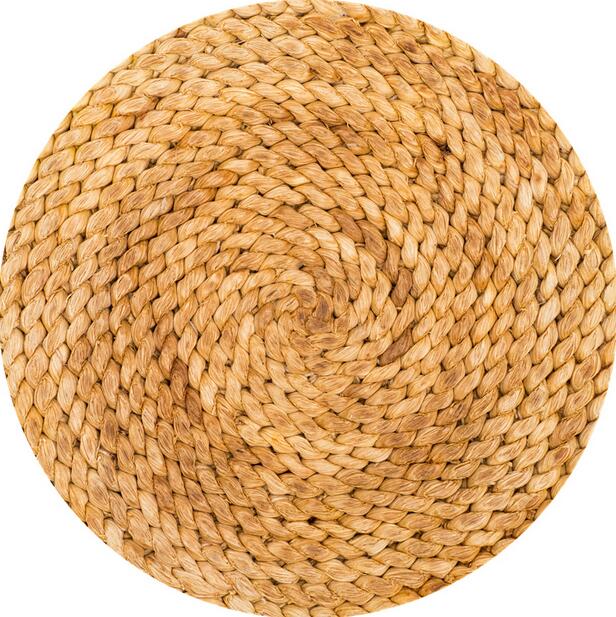 3D Printed Straw Round Area Rugs carpet kids room ... – Grandado