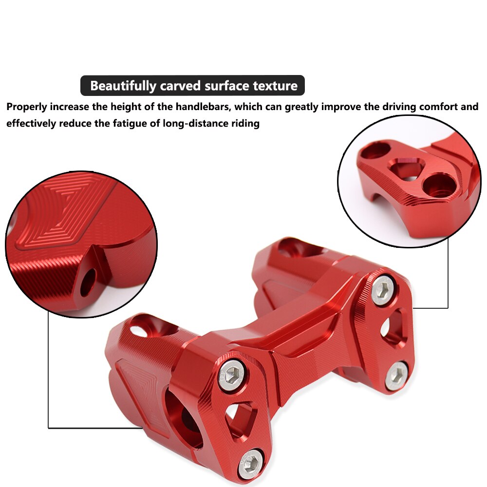 Motowolf Motorcycle 28mm Handlebar Heightening Ris... – Grandado