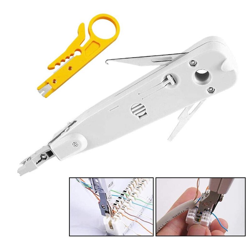Punch Down Tool IDC RJ45 RJ11 Cat5E Cat6 Network T... – Vicedeal