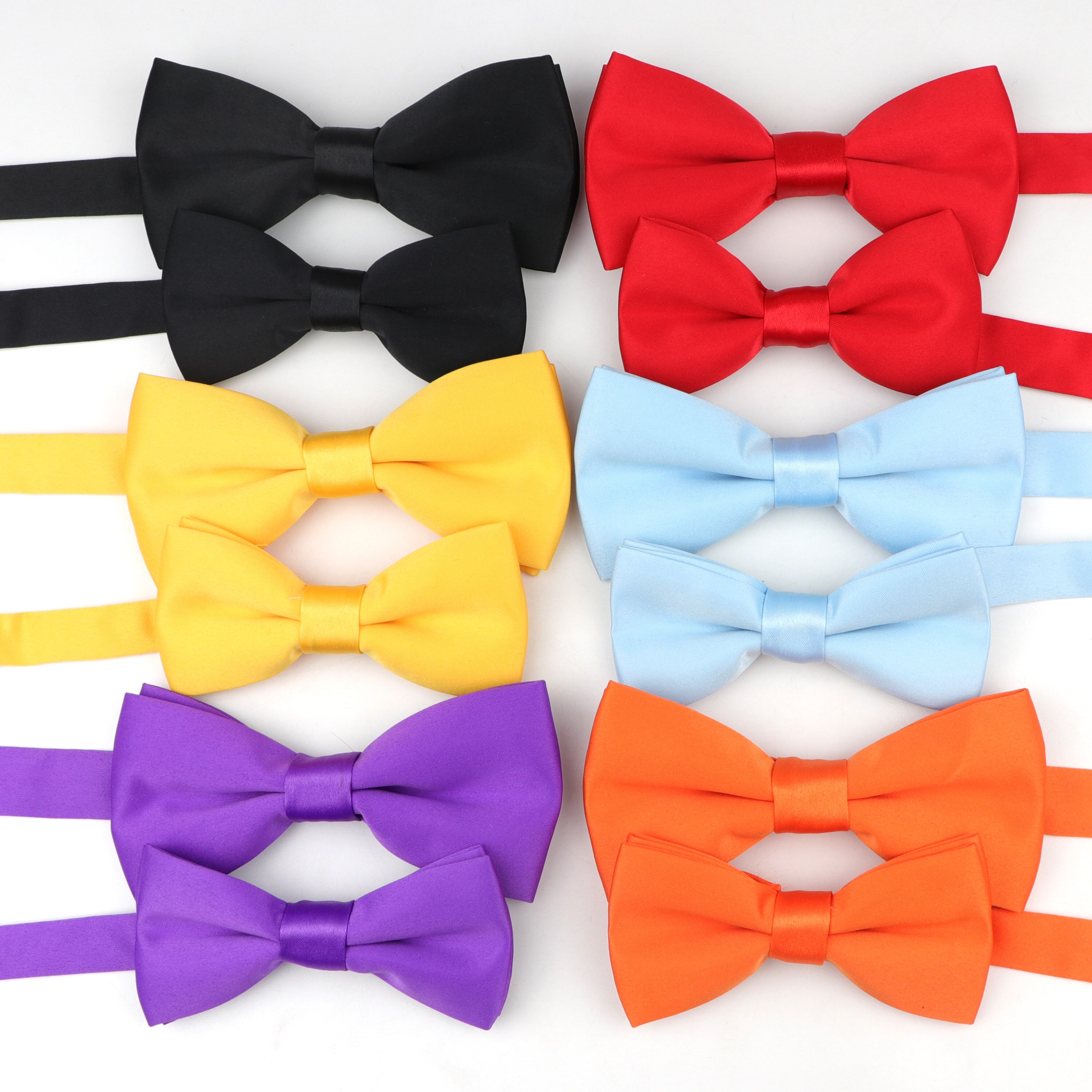 Solid Candy Color Parent-Child Bowtie Set Classic ... – Vicedeal