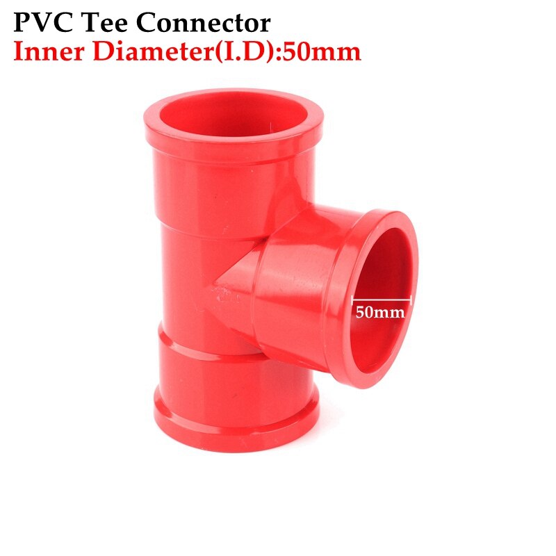 2pcs Red UPVC Pipe Connectors Tee Elbow Aquarium B... – Vicedeal