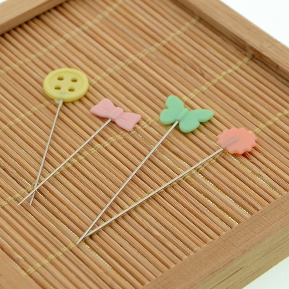 50Pcs Colorful Patchwork Sewing Pins Butterflies F... – Grandado