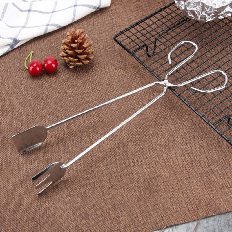 1 Pcs Barbecue Carbon Clip Long Handle Tongs Stain... – Vicedeal