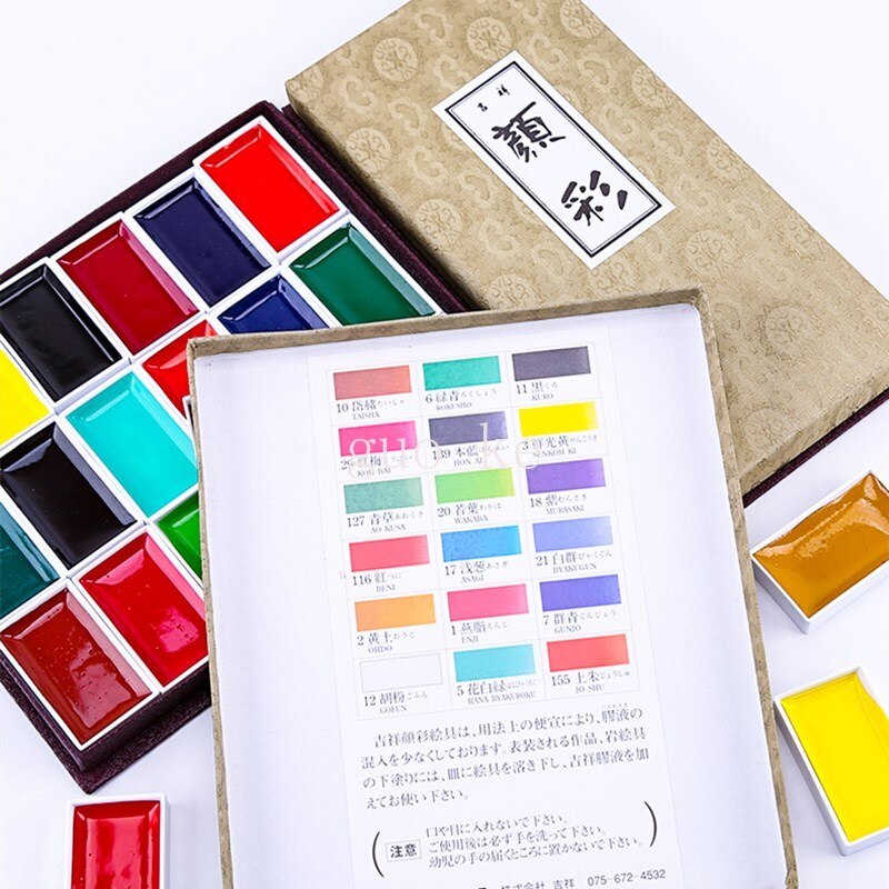 Sakura Solid Watercolor Paint 24/48/60 Color Set P... – Grandado