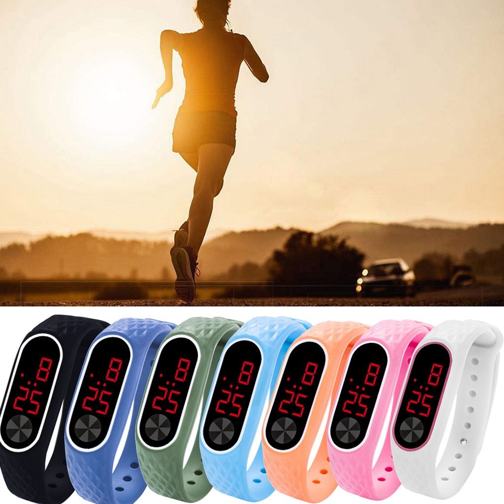 sport watch LED Digital Display Bracelet Watch Chi... – Vicedeal