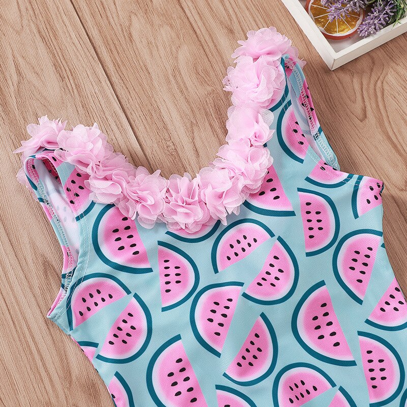 Girls Swimwear Watermelon Swimsuit Summer Girls On... – Vicedeal