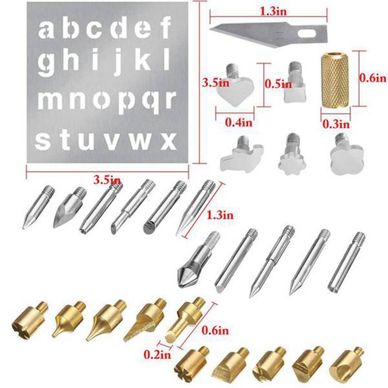 Branded Set Of 28 Sets Of Heat Transfer Tools, Pyr... – Vicedeal